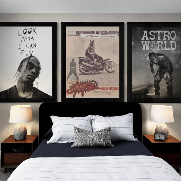 Travis Scott Poster Pack - Etsy