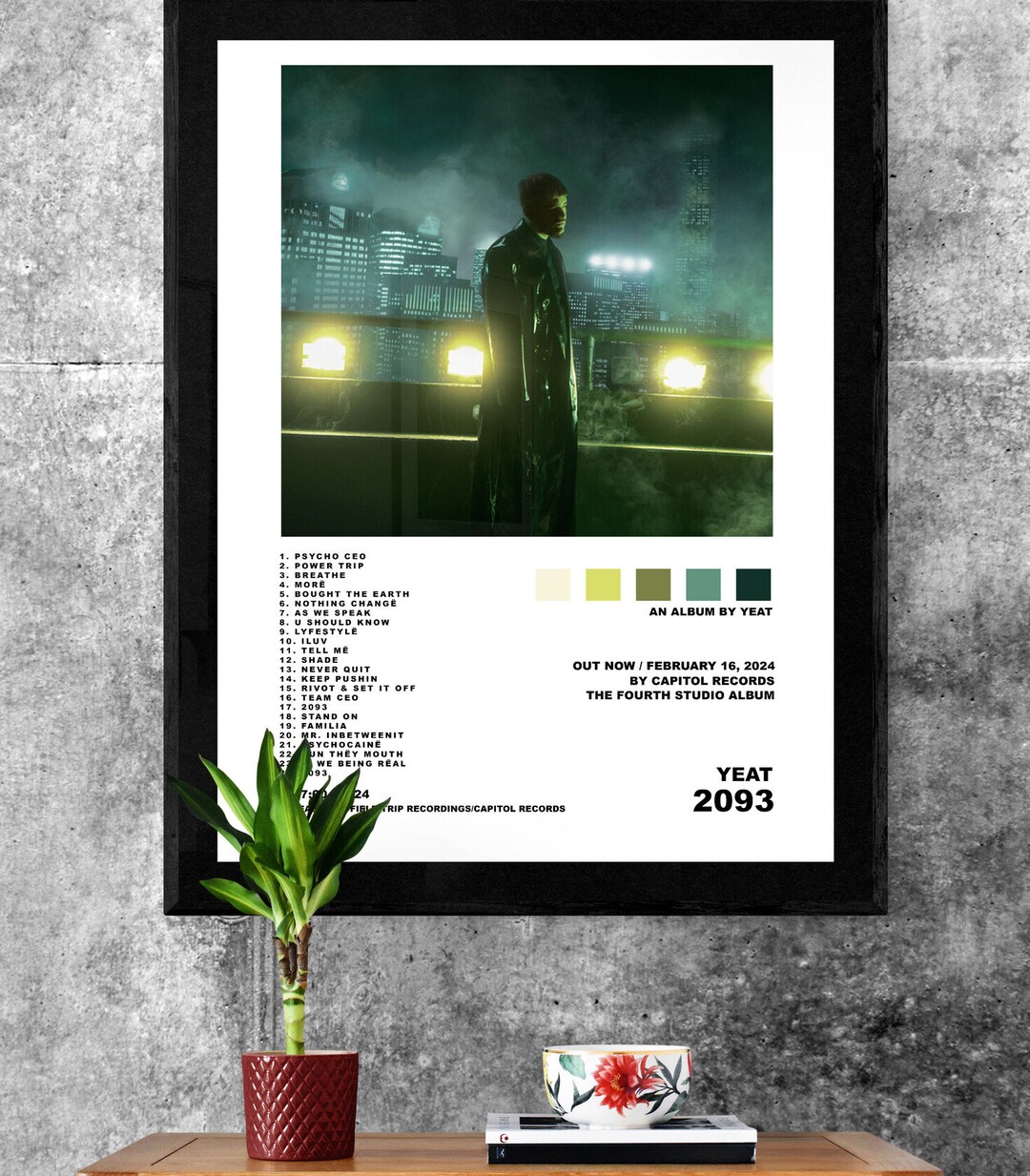 Yeah 2093 Album Poster, YEAT Album Poster, Digital Download - Etsy