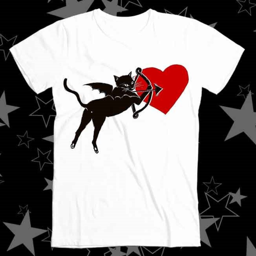 Valentine Bat Cat Eros Ancient Greek God of Love Best Seller Top Tee T ...