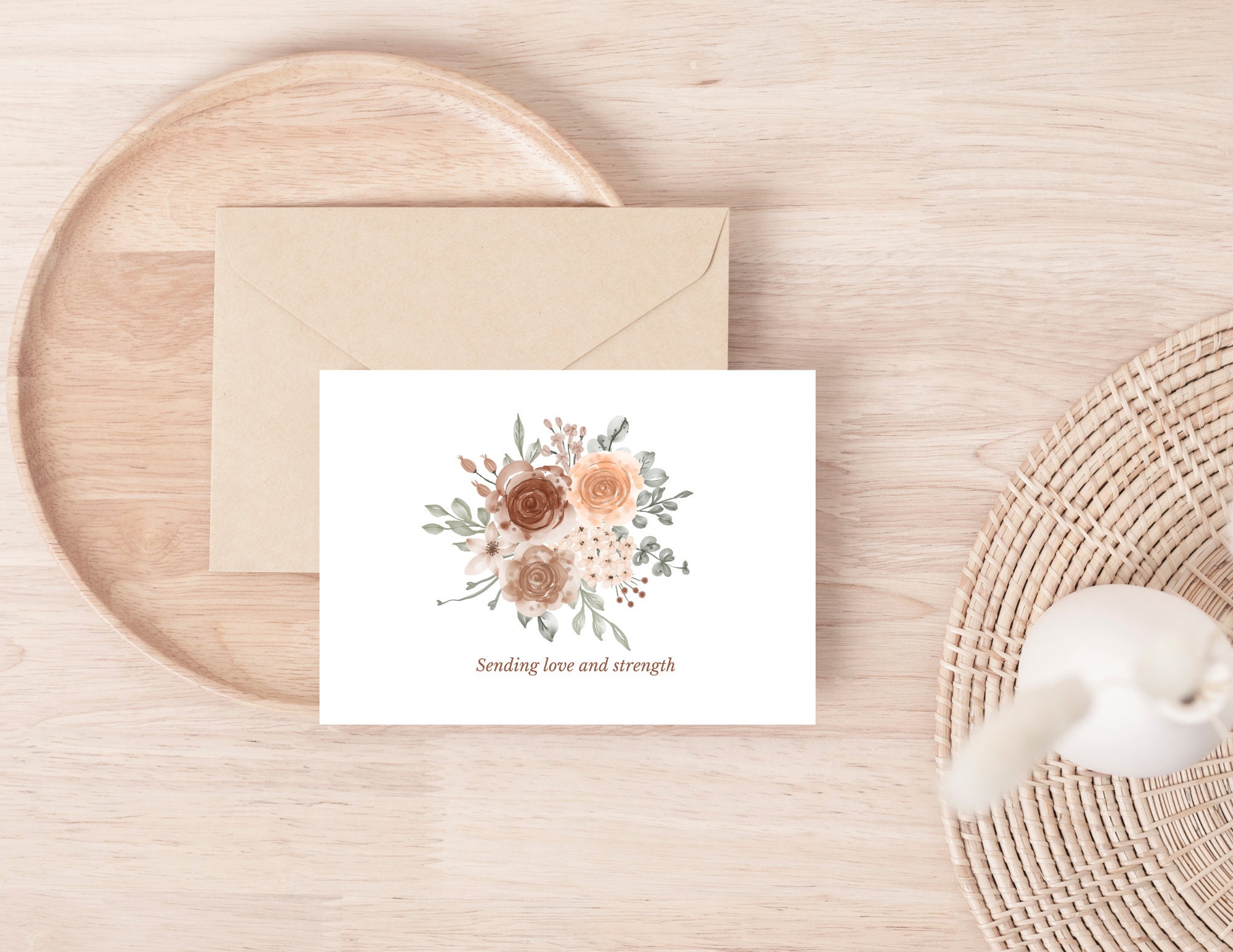 Printable Sympathy Card | Instant Download | Sending Love Card ...