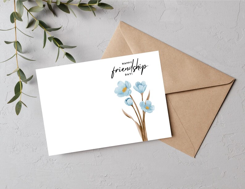 Printable Friendship Day, Instant Download, Friends Greeting Card, Card ...