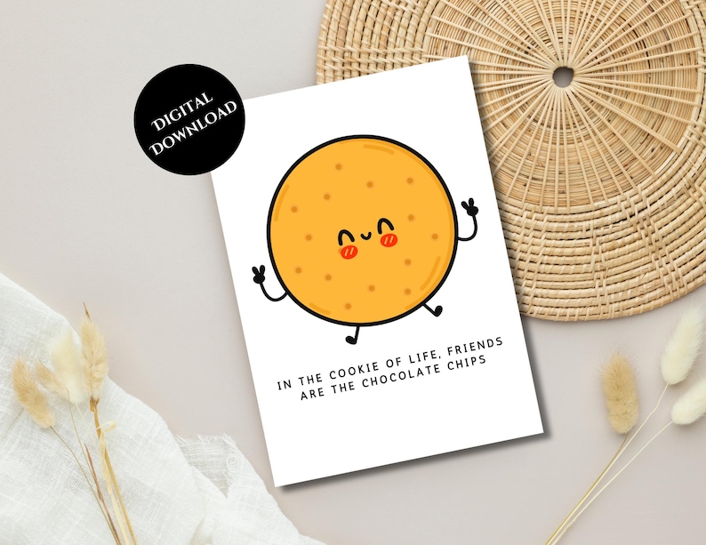 Printable Friendship Day, Instant Download, Card for Best Friend ...
