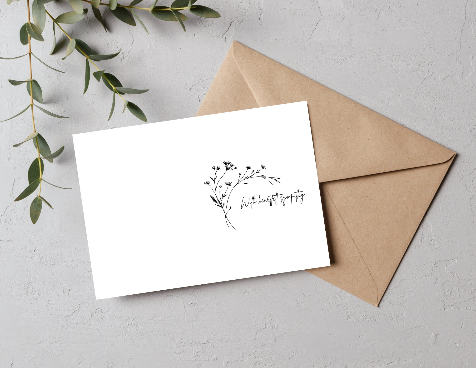Printable Sympathy Card | Instant Download | Sending Love Card ...