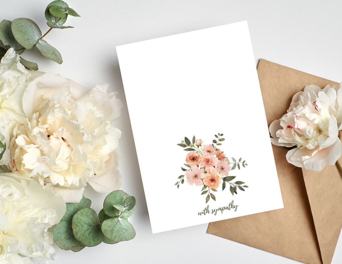 Printable Sympathy Card | Instant Download | Sending Love Card ...
