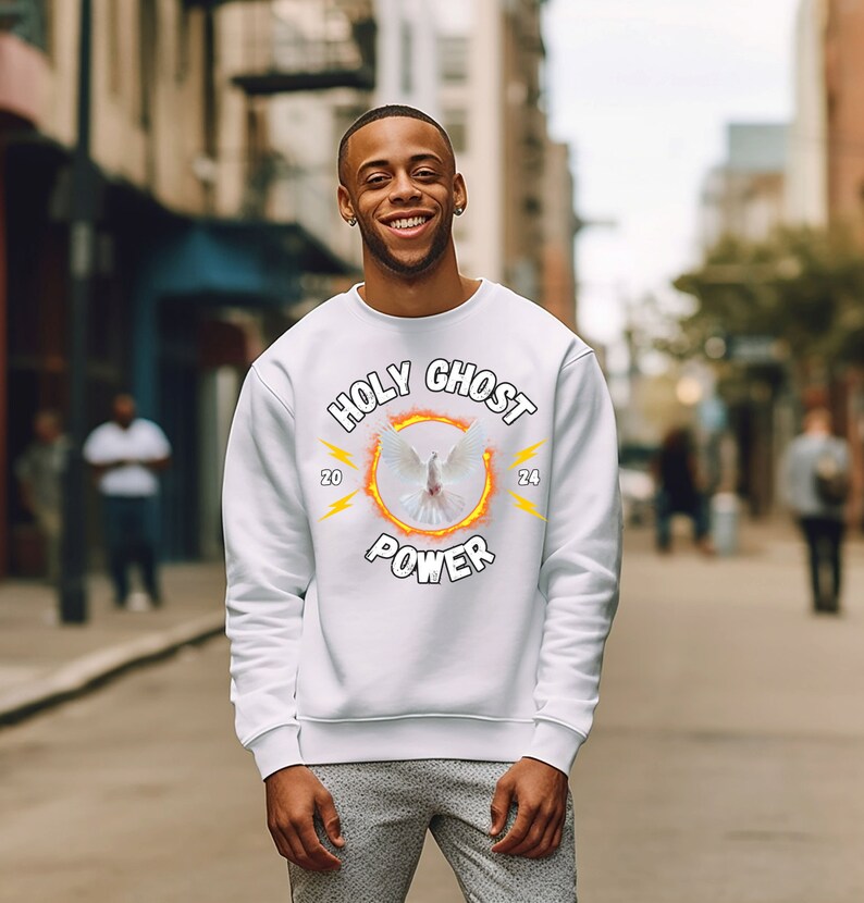 Holy Ghost Power Sweatshirt, Yeshua Gift, Christian Gift, Holy Ghost ...