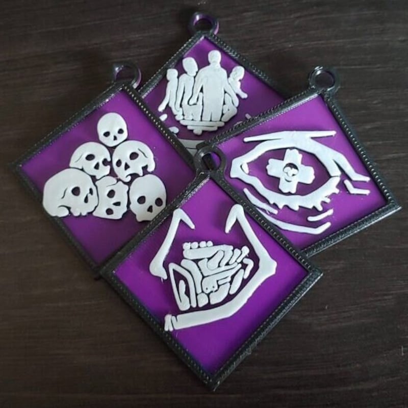 Dbd Perks Keychain - Etsy