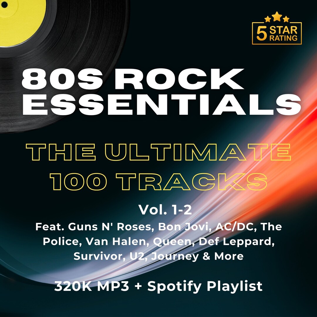 80s Rock Essentials: the Ultimate 100 Tracks 320K MP3 Download Spotify ...