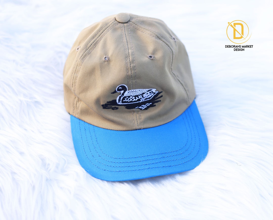 Embroidered Swan Summer Caps, Couple Matching Holiday Hats, Cute Swan ...