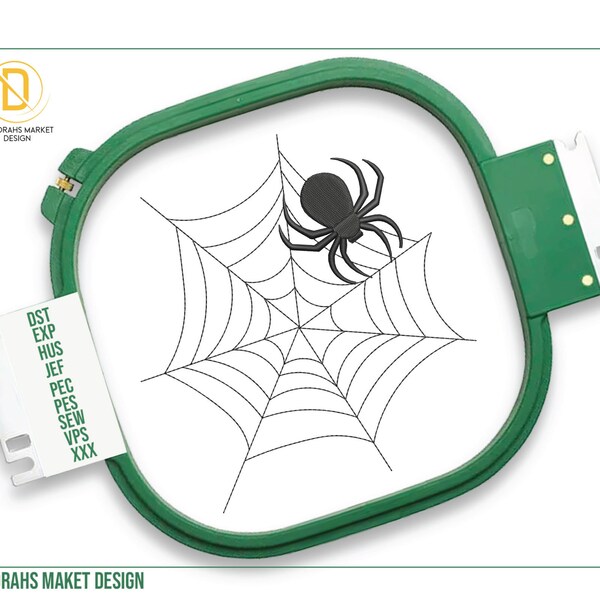 Spider Web Embroidery Design - Etsy