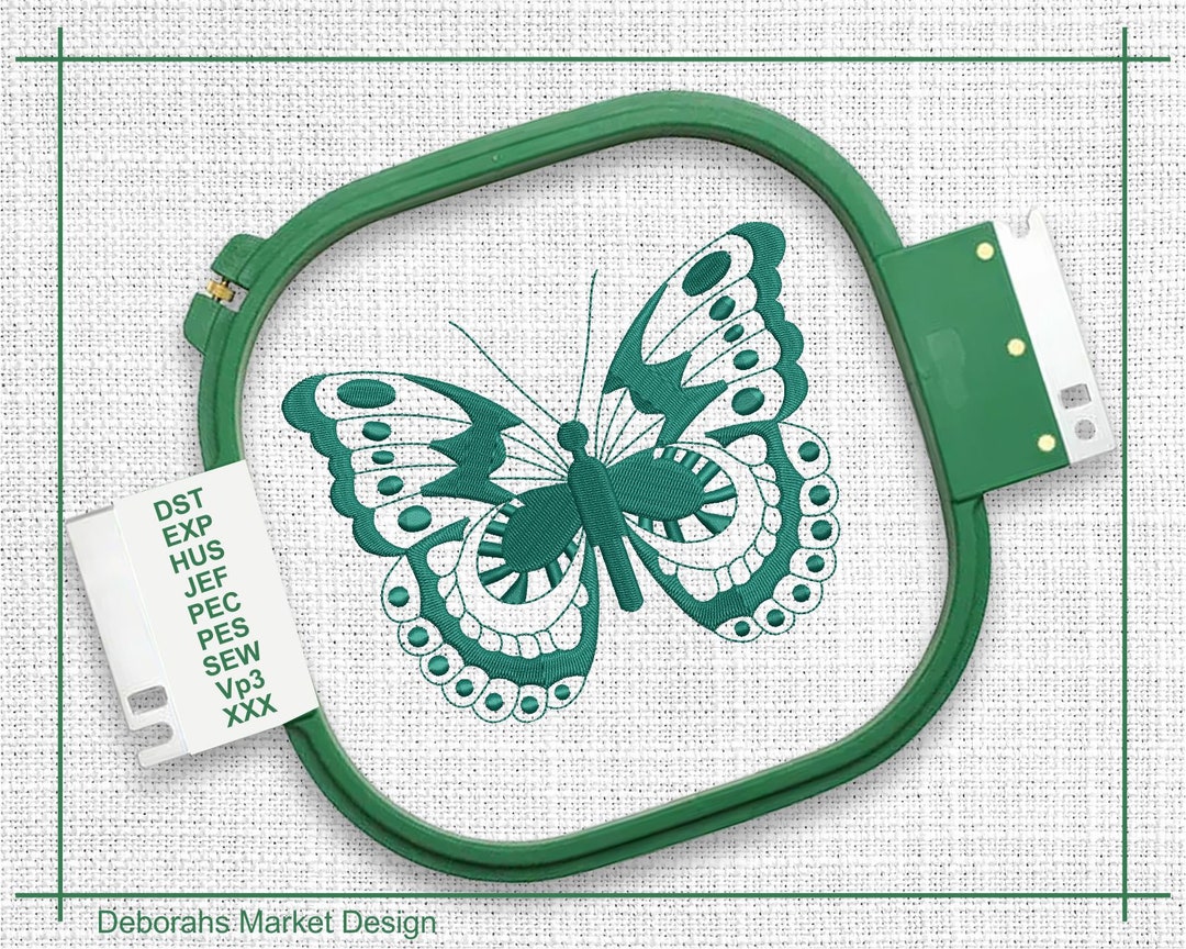Butterfly Embroidery Design, Machine Embroidery Butterfly Pattern, Free ...