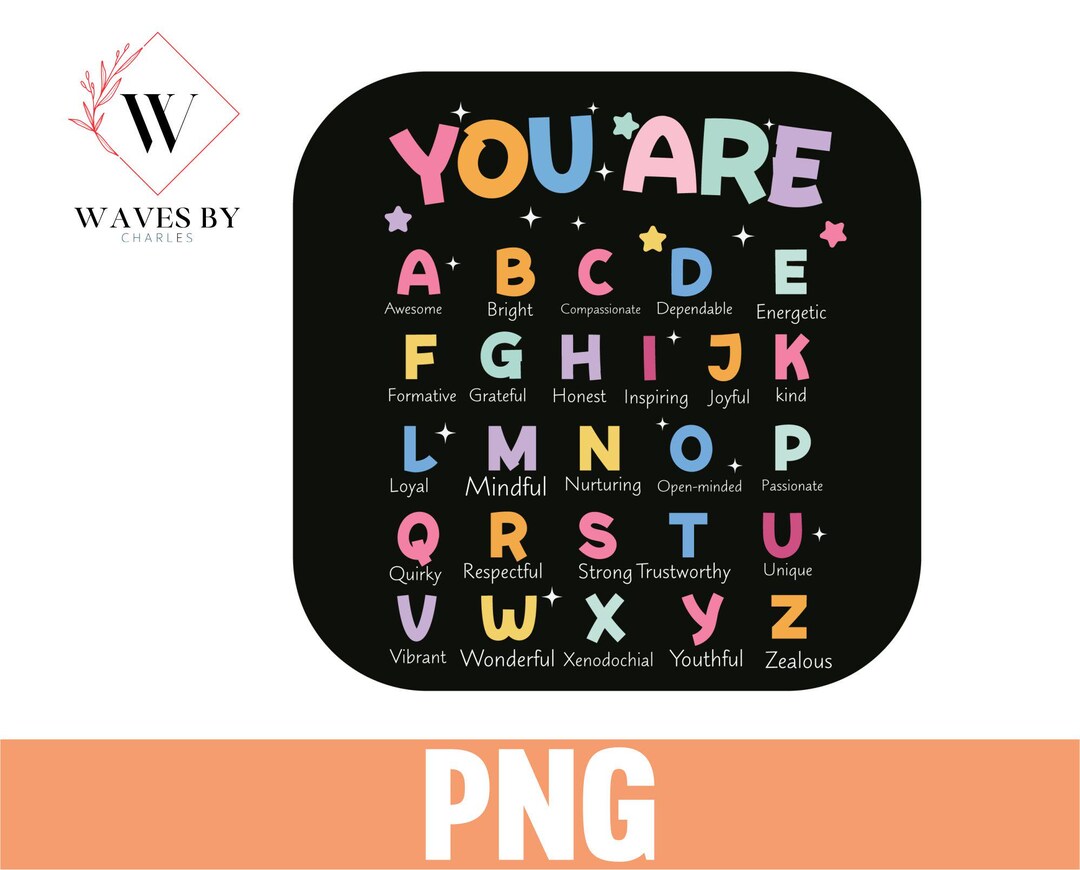 You Are ABC Teacher Png, Custom Teacher Png, Kids Back to School Png ...