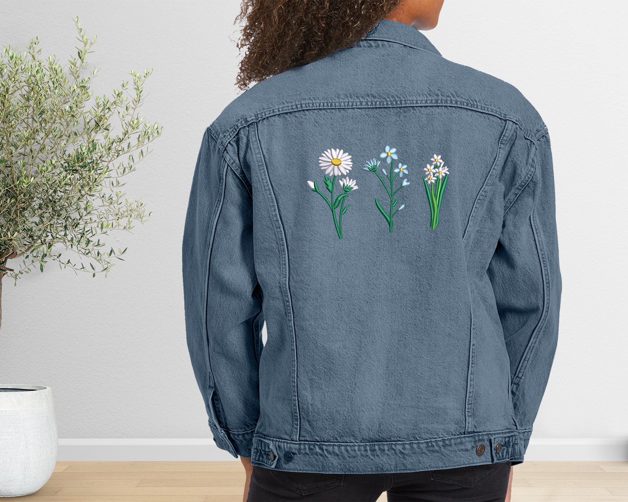 12 Birth Month Flower Embroidery, Digital Flowers Machine Embroidery ...