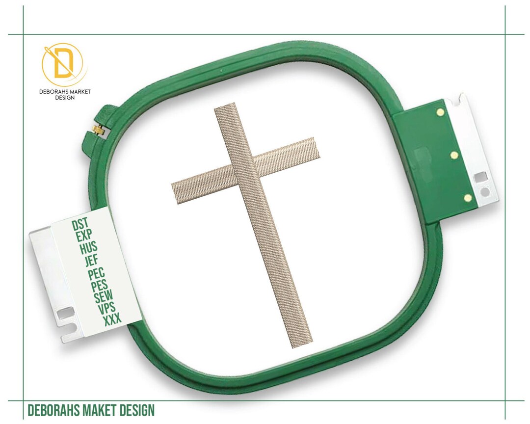 Cross Embroidery, Christian Cross Machine Embroidered Design, Jesus ...