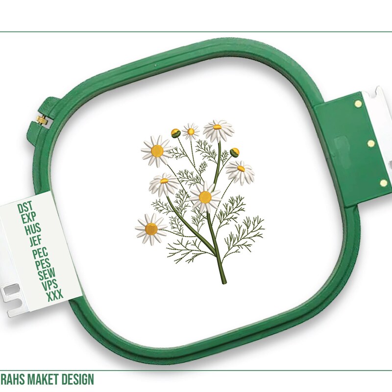 Daisy Embroidery Pattern - Etsy
