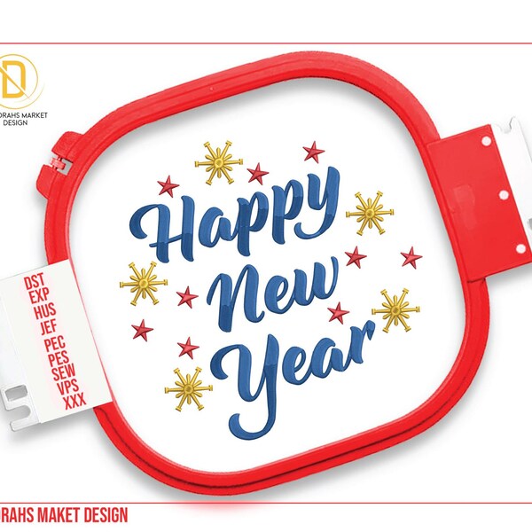 New Year Embroidery - Etsy