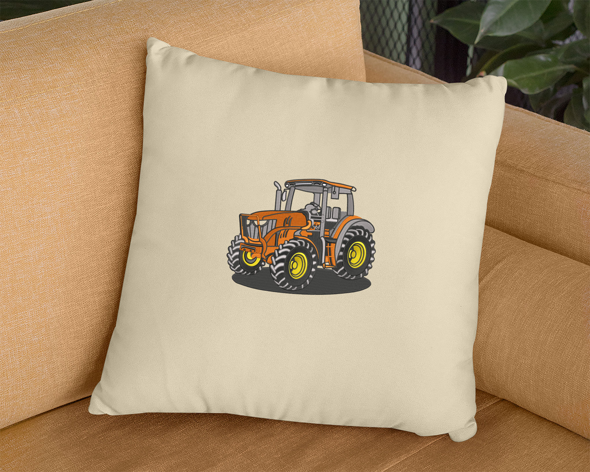 Tractor Machine Embroidery, Farming Tractor Toy Design Digital ...