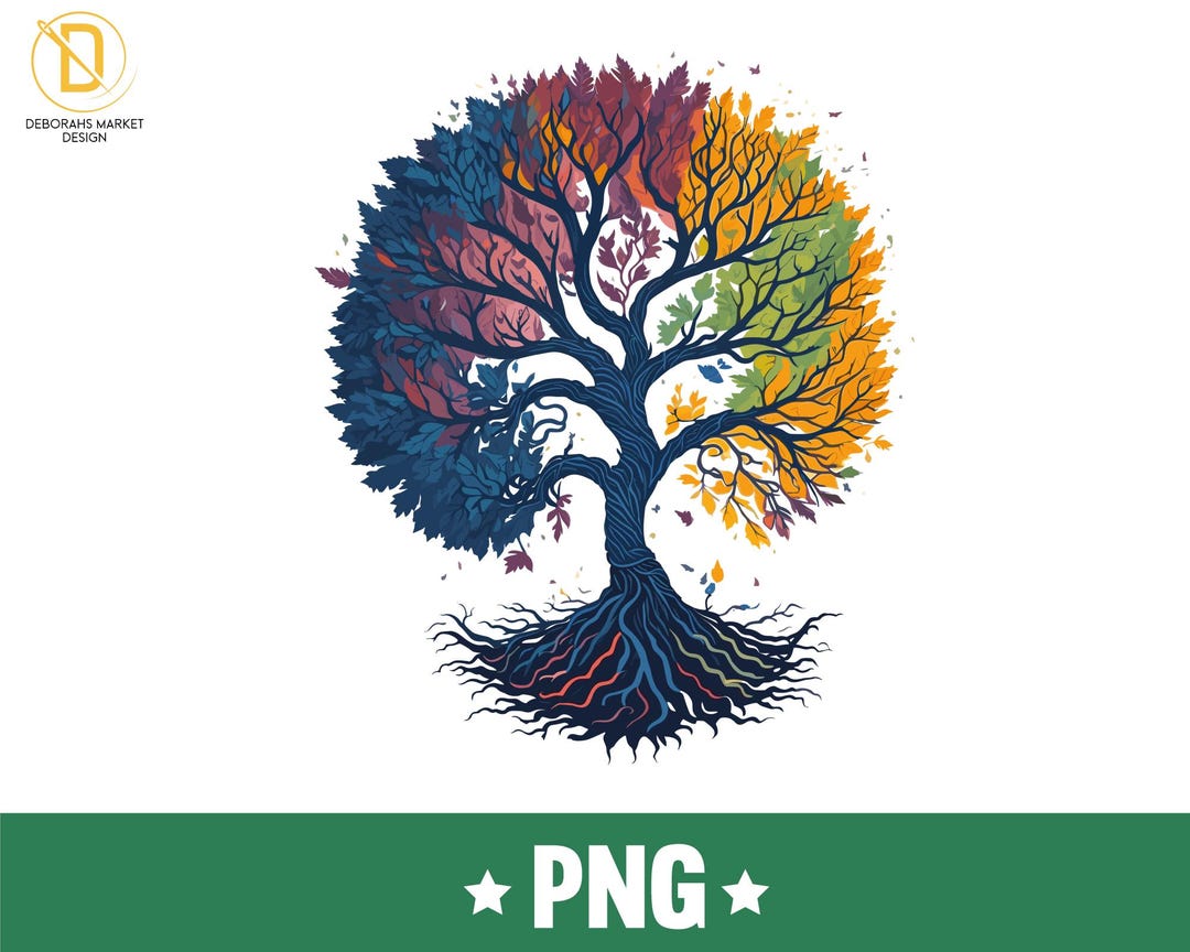 Magical Tree Png, Life Tree Design Png, Instant Download, Digital Png ...