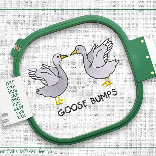 Goose Bumps Embroidery Design - Etsy