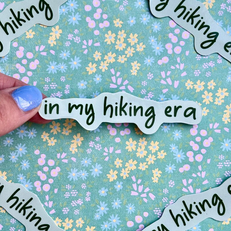 Hiking Sticker - Etsy