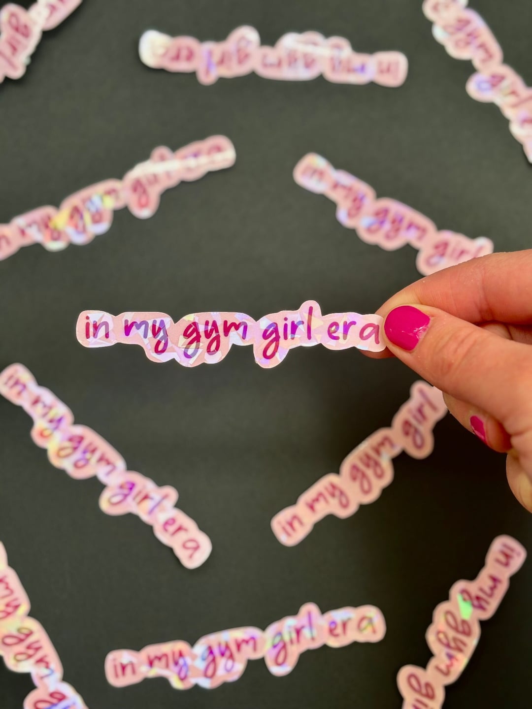 In My Gym Girl Era Sticker, Girl Gym Gift, Cute Pink Gym Stickers for ...