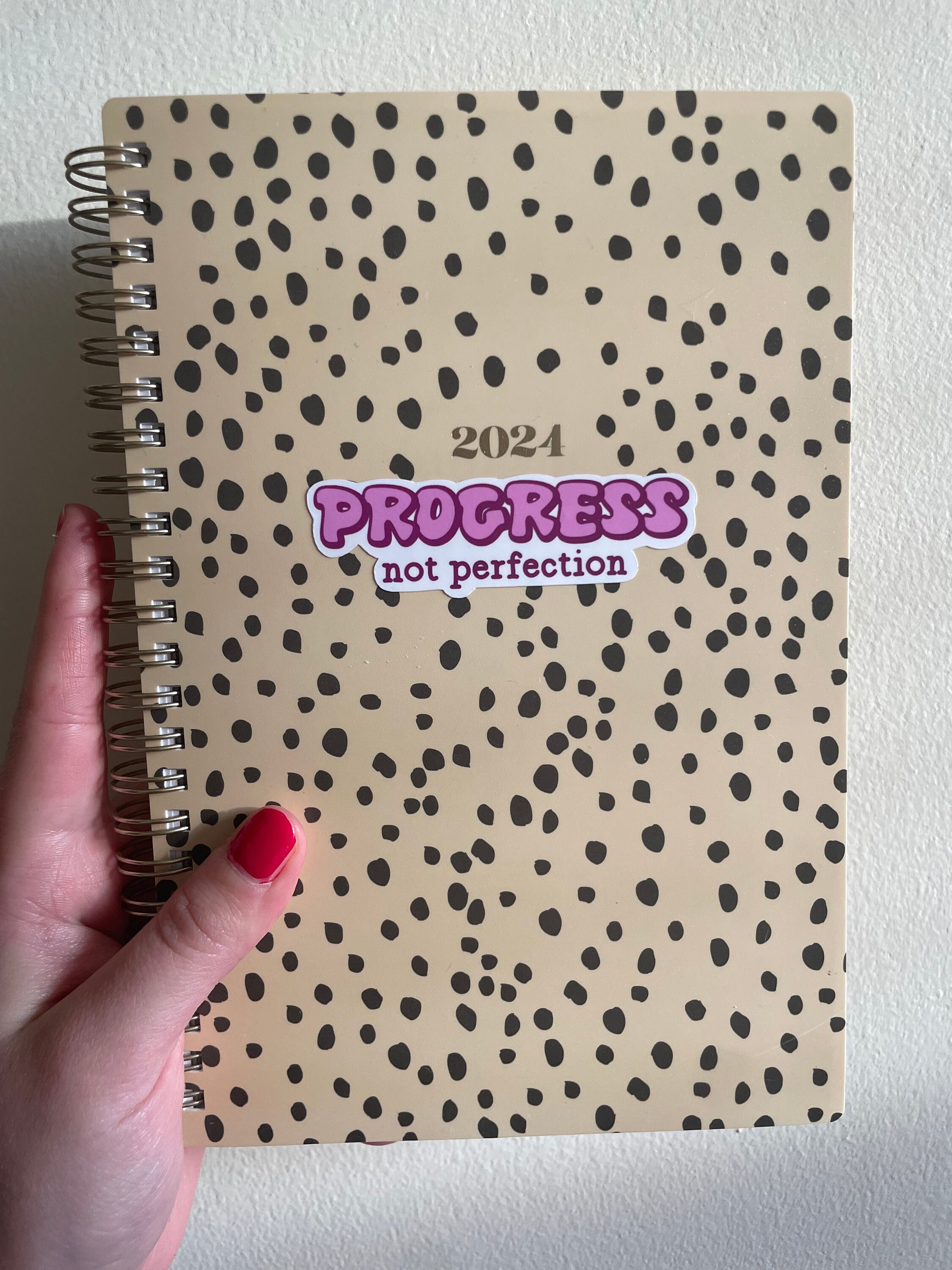 Progress Not Perfection Sticker Progress Over Perfection Sticker ...