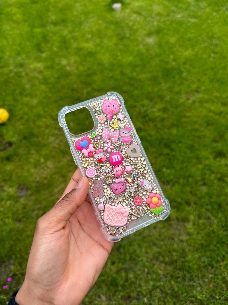 Customise Kawaii Junk Charm Phone Case. - Etsy