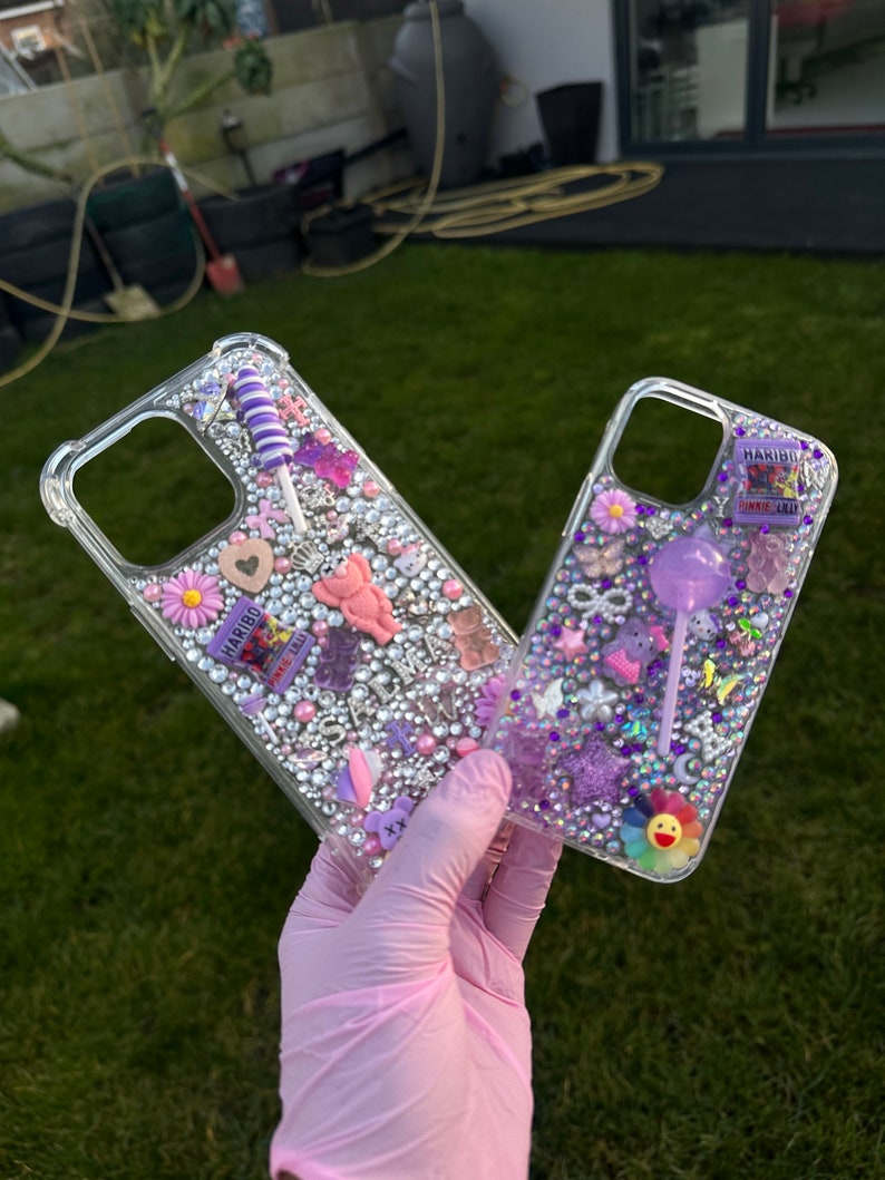Customise Kawaii Junk Charm Phone Case. - Etsy
