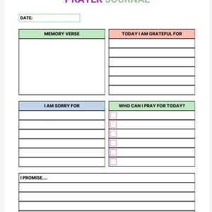 Kids Daily Prayer Journal – Inspiring Faith~gratitude & Reflection for ...