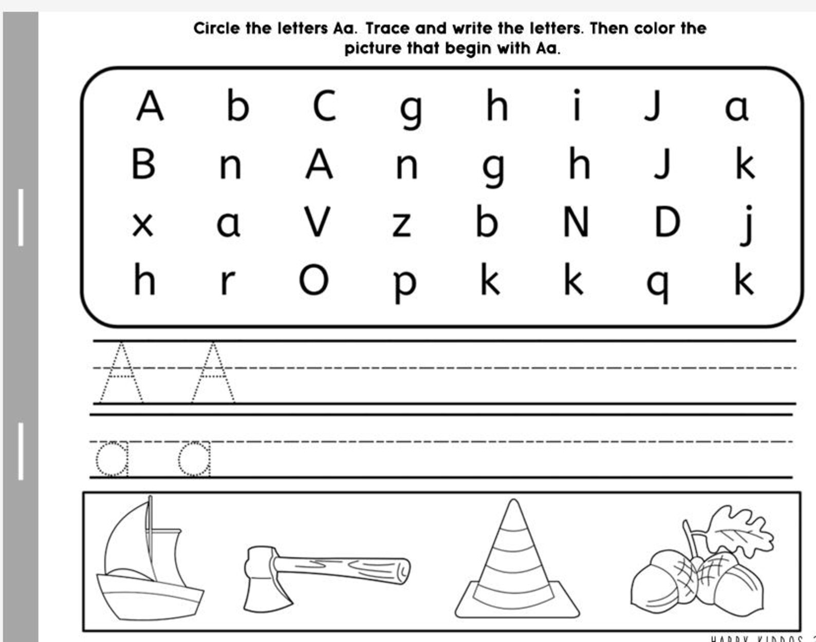 Alphabet Activity Book for Kids - Fun Find~trace and Color PDF - 26 ...