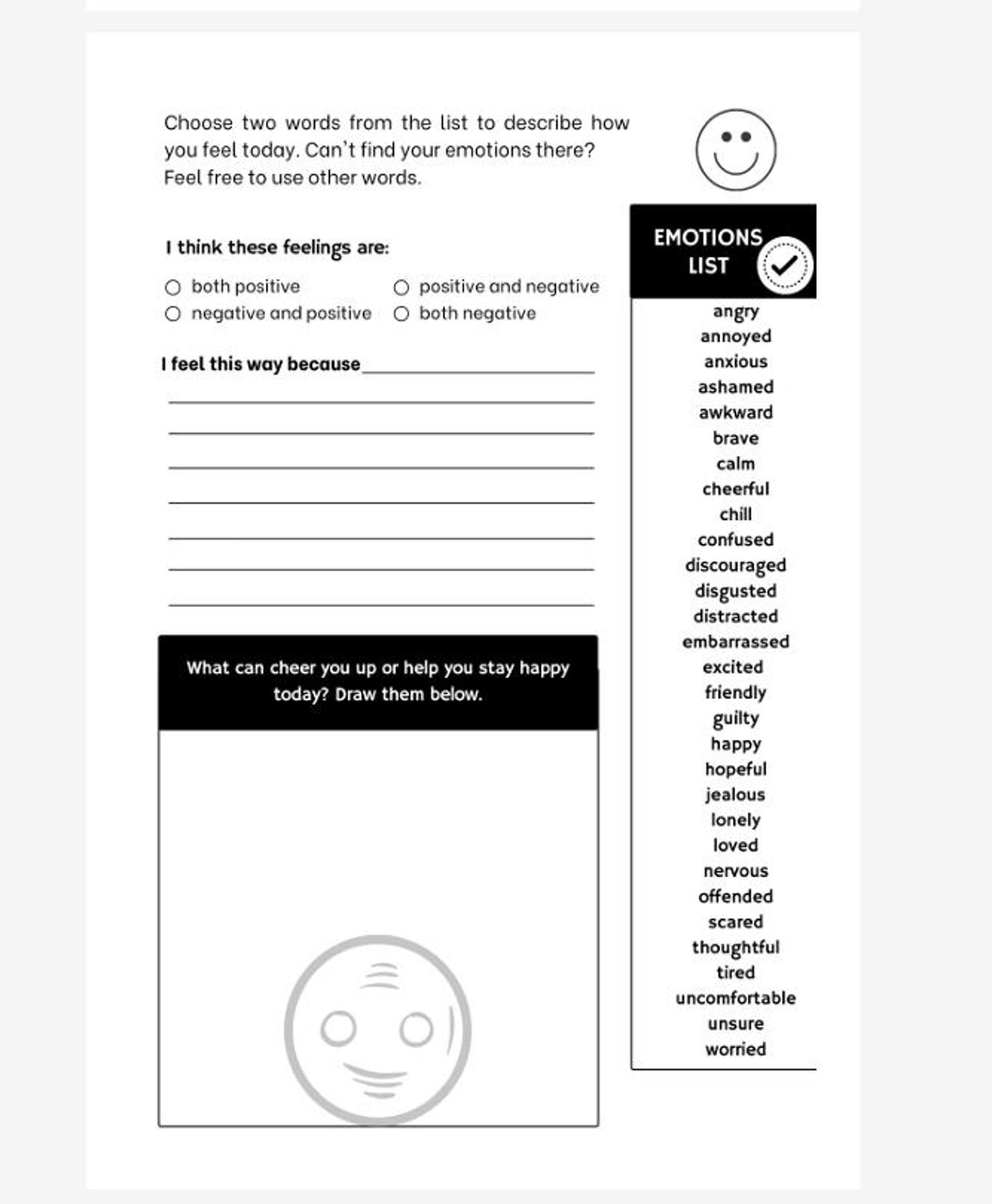 My Daily Emotions' Logbook~a 120-page Workbook for Kids to Explore and ...