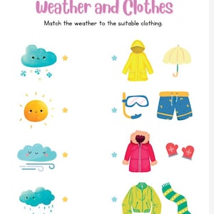 Weather Wonders: Exploring Seasons and Temperatures A Fun Workbook for ...