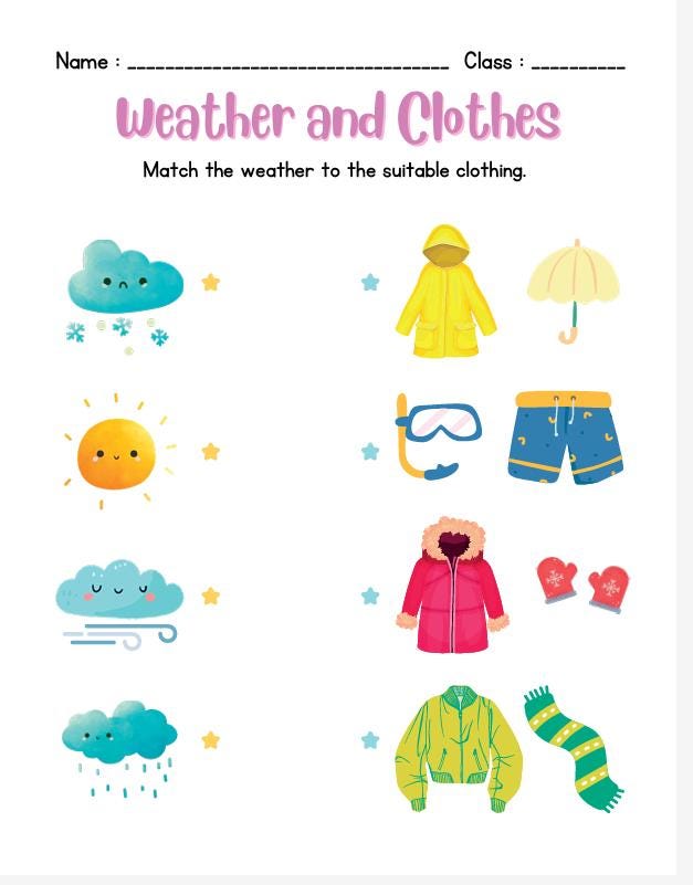 Weather Wonders: Exploring Seasons and Temperatures - A Fun Workbook ...