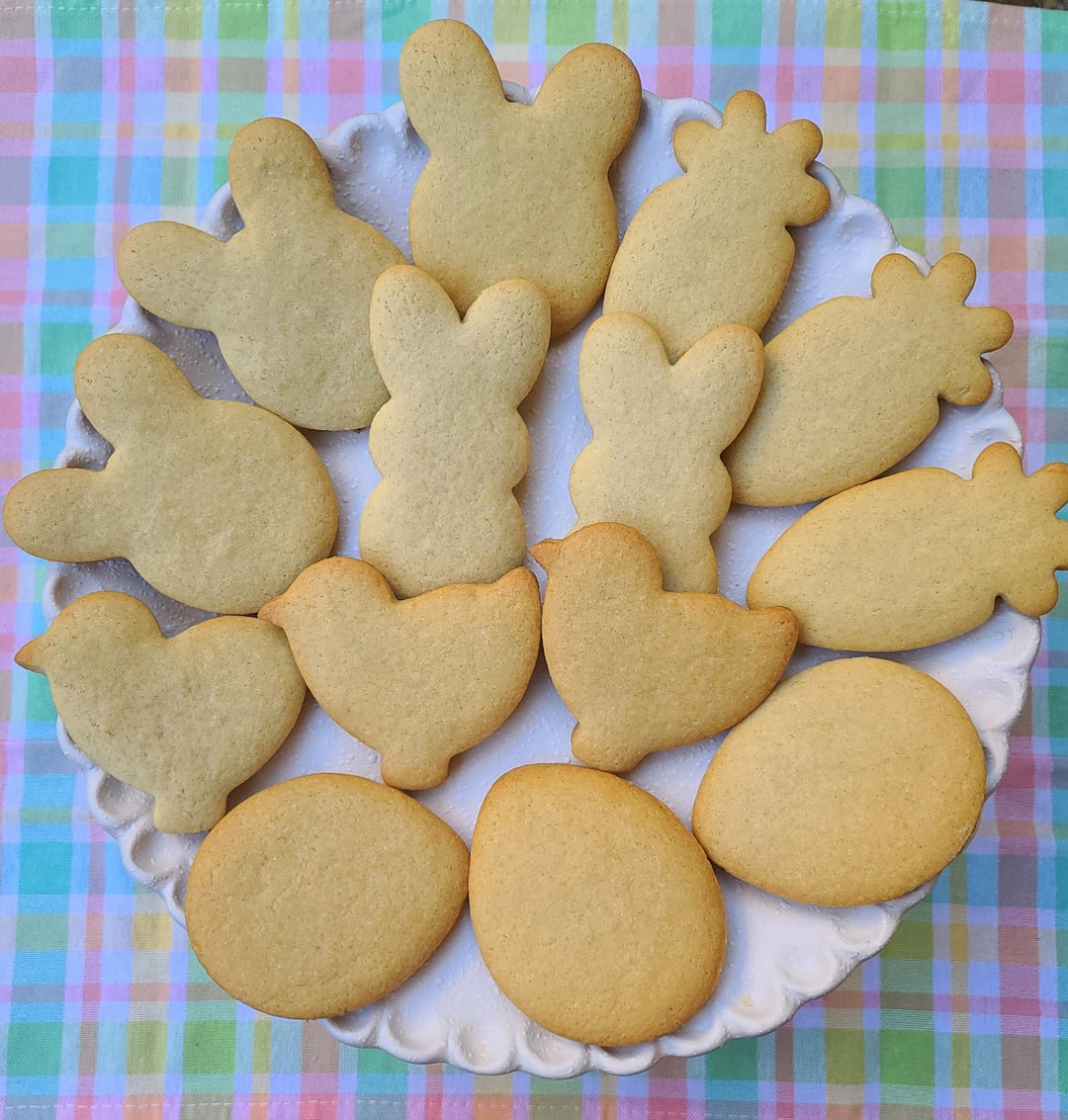 Easter DIY Activities Undecorated Sugar Cookies Easter Sugar Cookies to ...