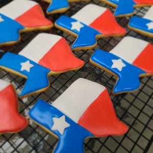 Texas State Sugar Cookies - Custom Party Favors - Etsy