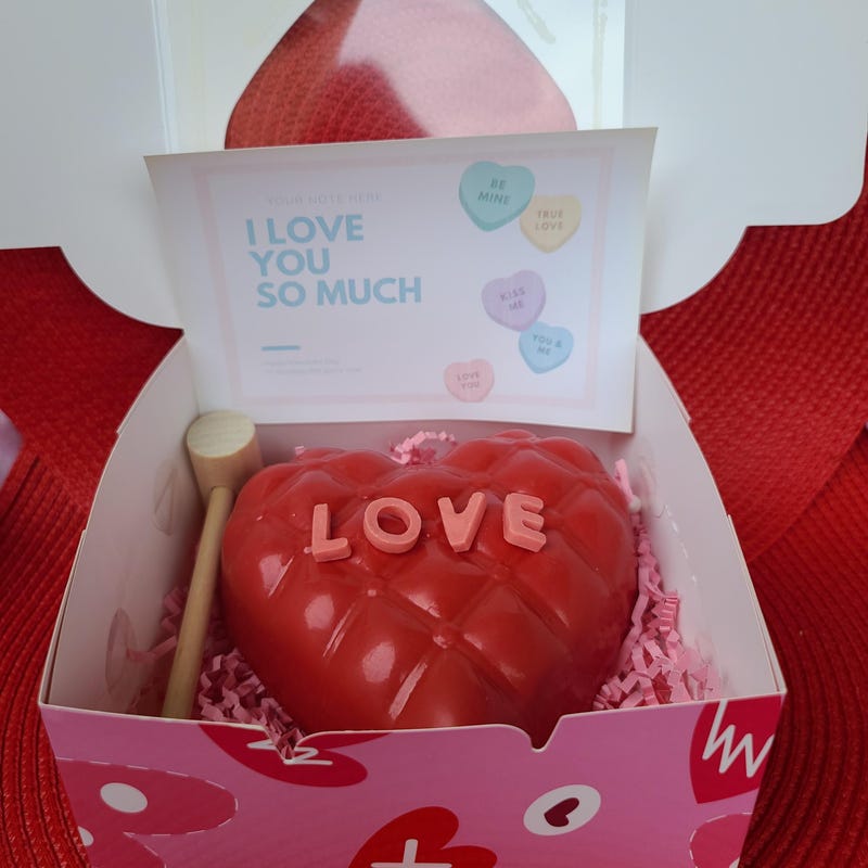 Chocolate Breakable Heart - Etsy