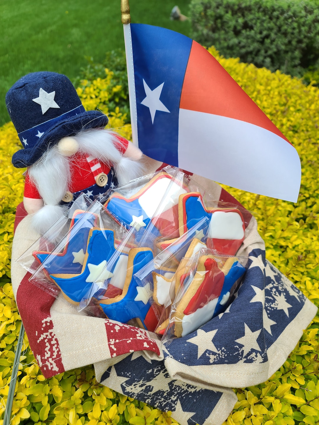 Custom Texas Cookies – Texas Shaped Sugar Cookies – Personalized Texas ...