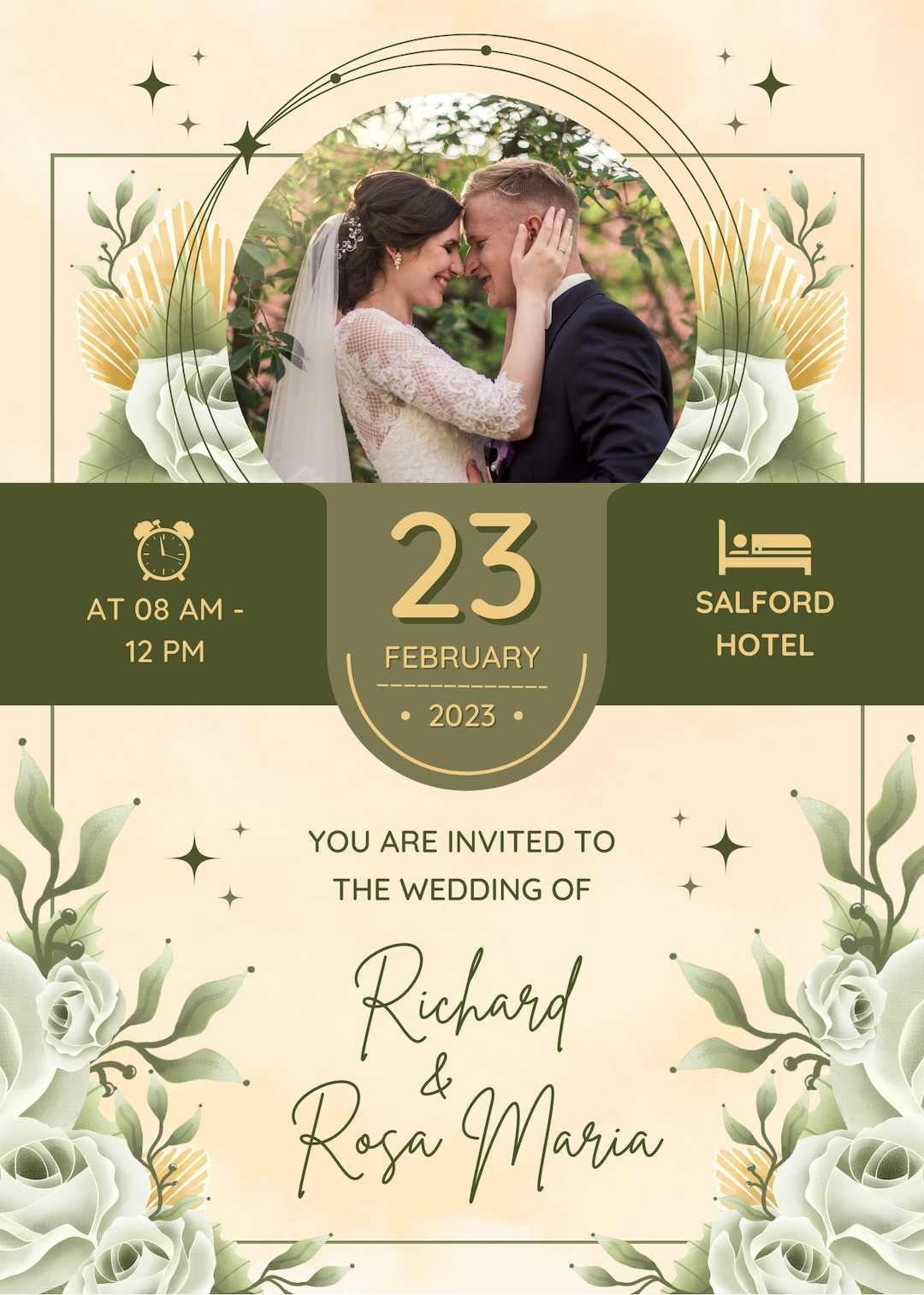 Digital Wedding Invitation Cards, Wedding Cards, Custom Made Digital ...