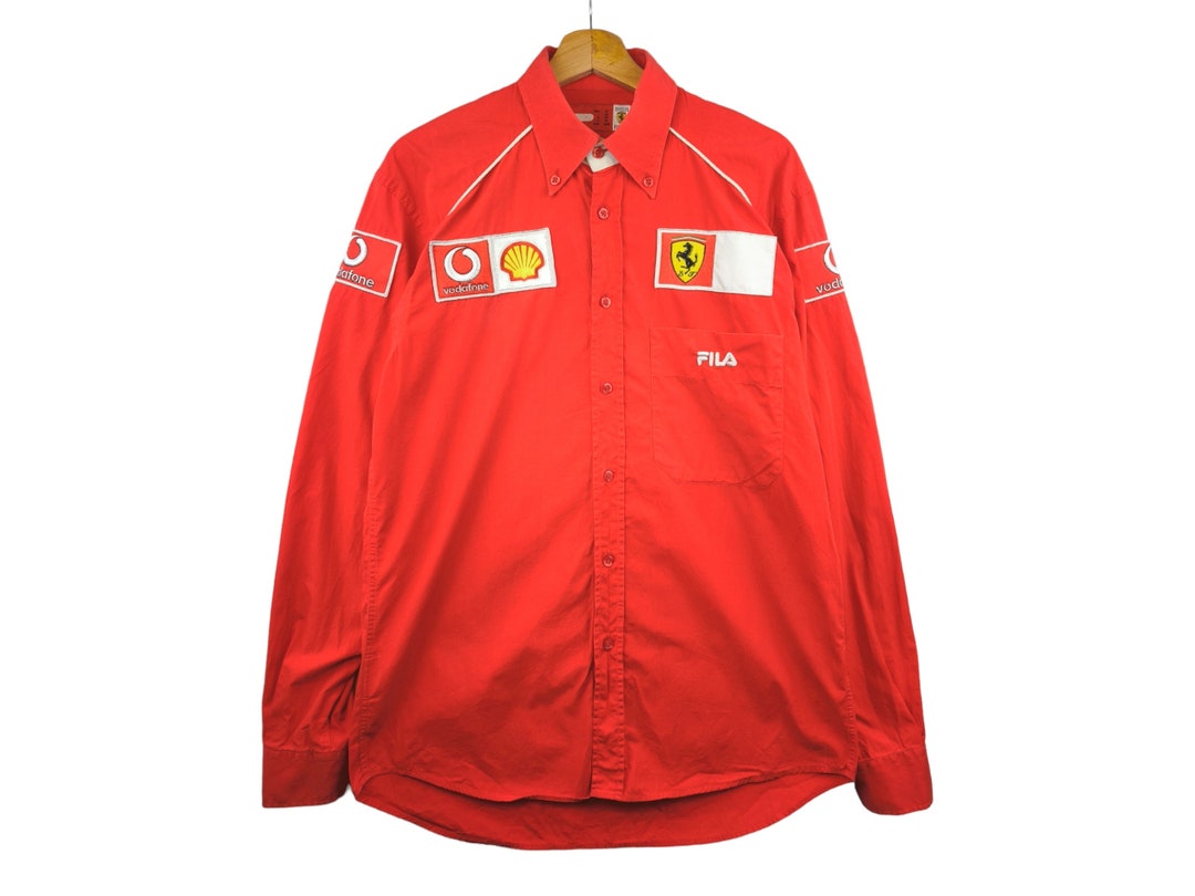 Vintage Ferrari Vodafone Shell Formula One F1 Team Motorsports Rare Pit ...