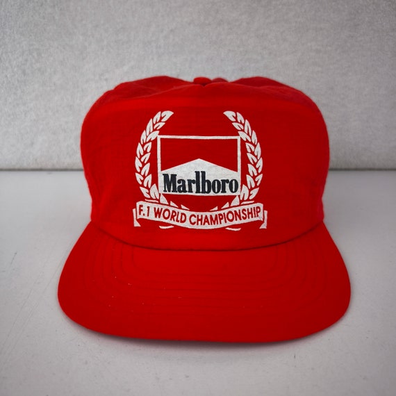 Vintage Marlboro F1 World Championship Snapback Hat F… - Gem