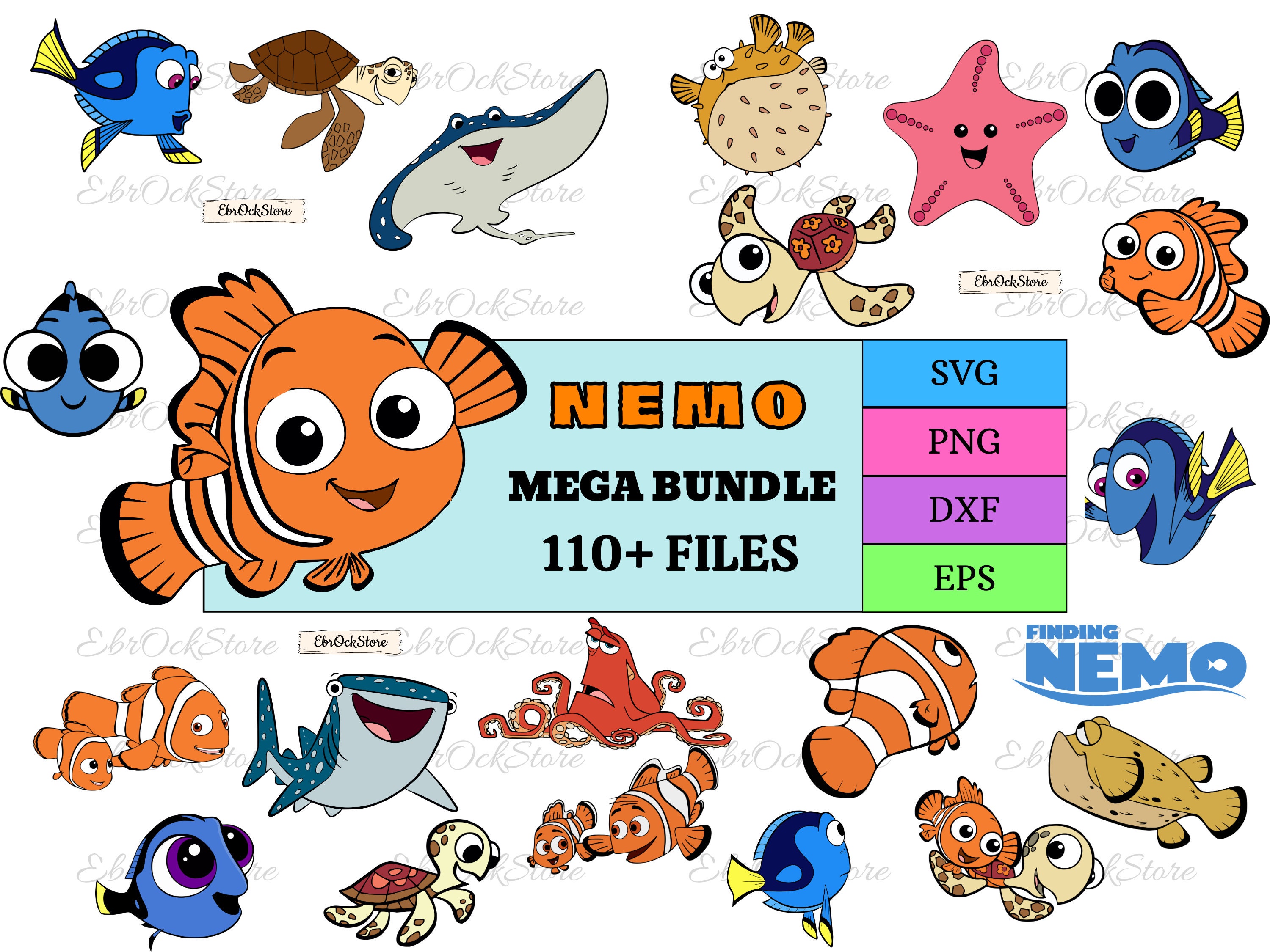 Finding Nemo Characters Names And Pictures