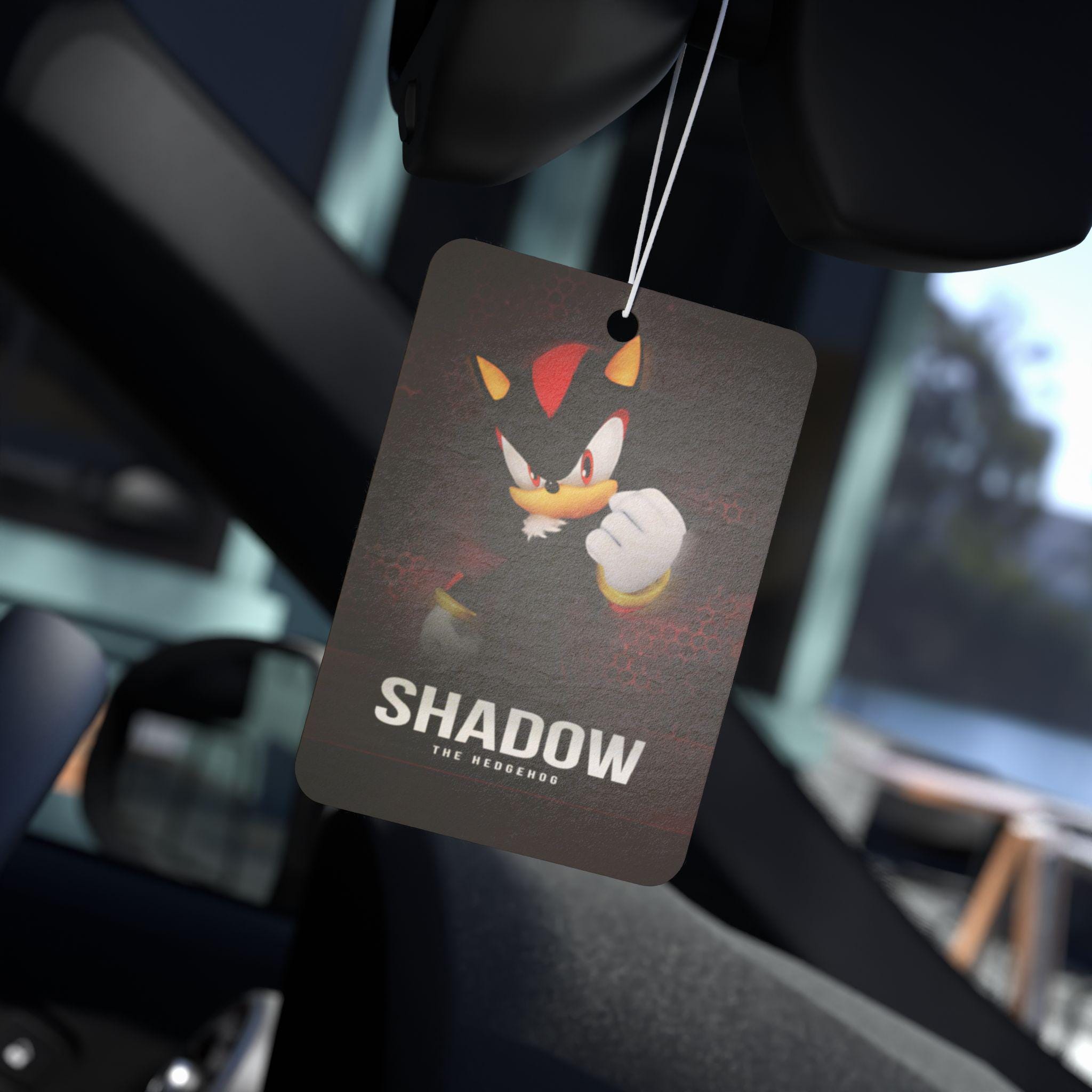 Shadow the Hedgehog Car Air Freshener: Double-sided Design, Long ...