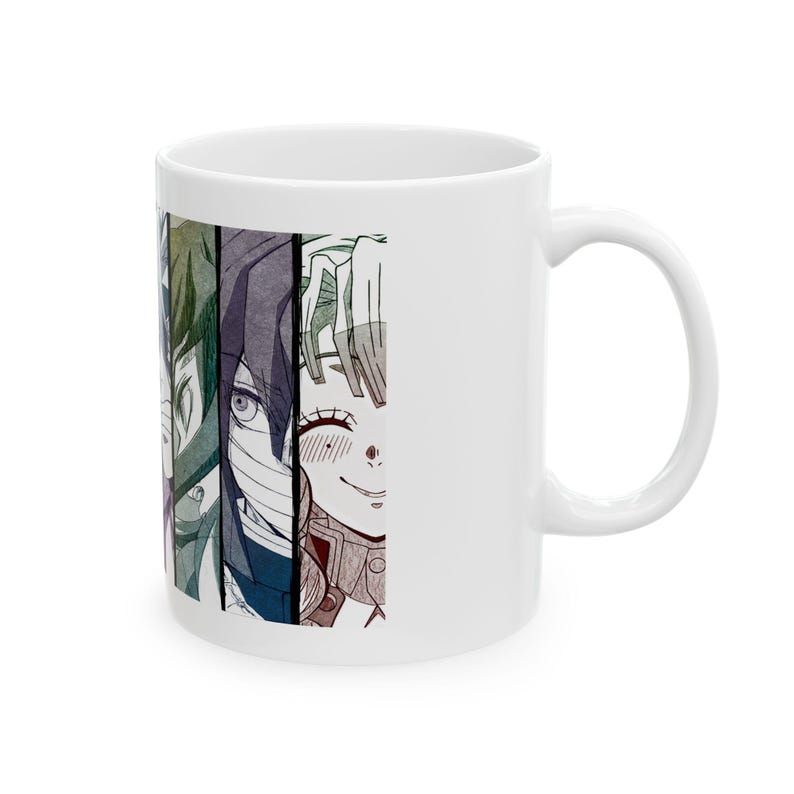 Anime Kimetsu No Yaiba Hashiras Inspired Ceramic Mug | Perfect Gift for ...