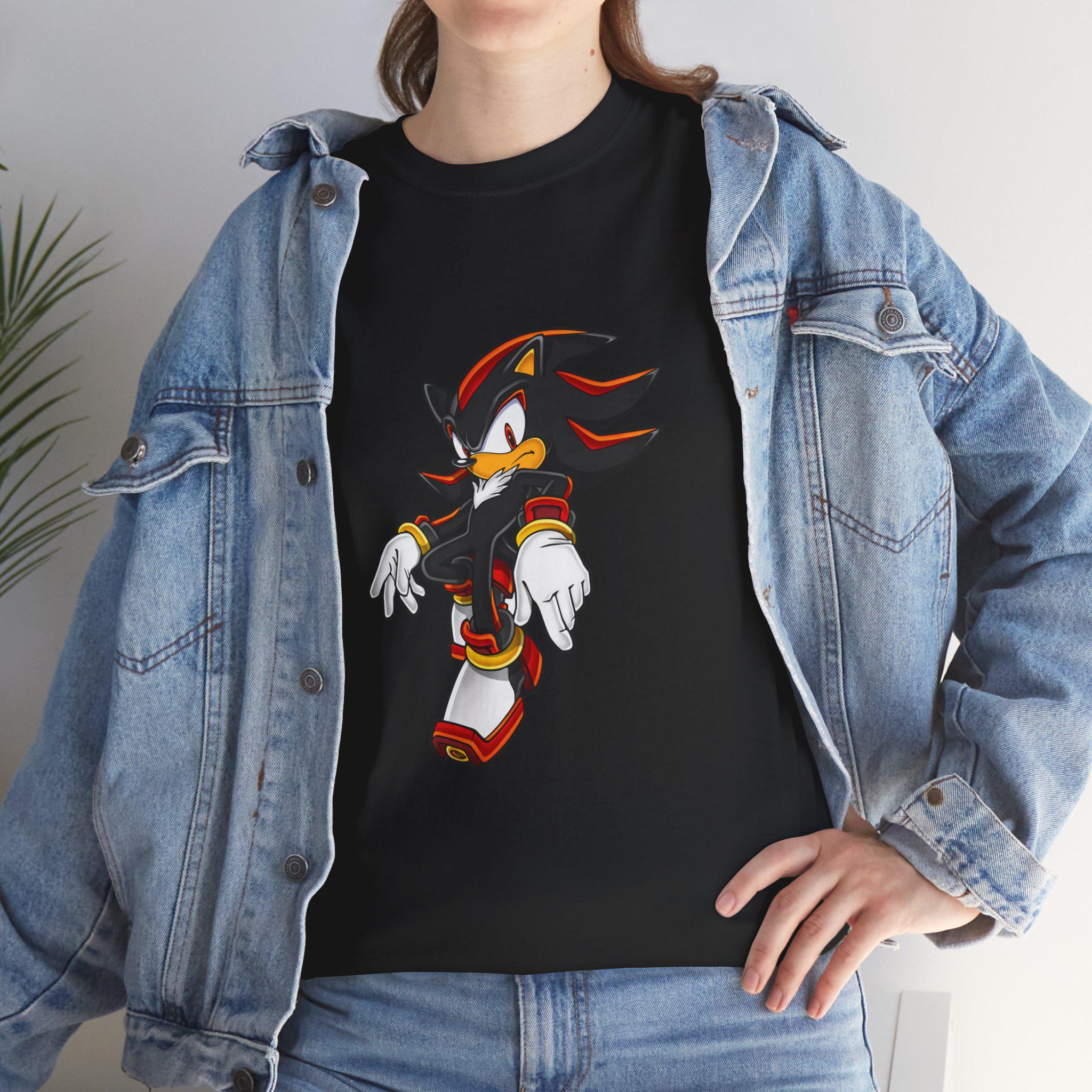 Shadow the Hedgehog T-shirt, Cool Sonic Graphic Tee, Premium Shadow ...