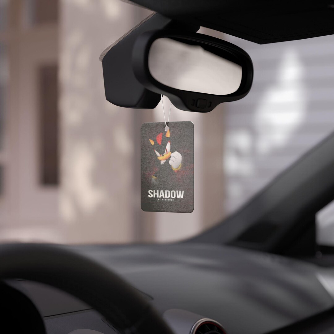 Shadow the Hedgehog Car Air Freshener: Double-sided Design, Long ...