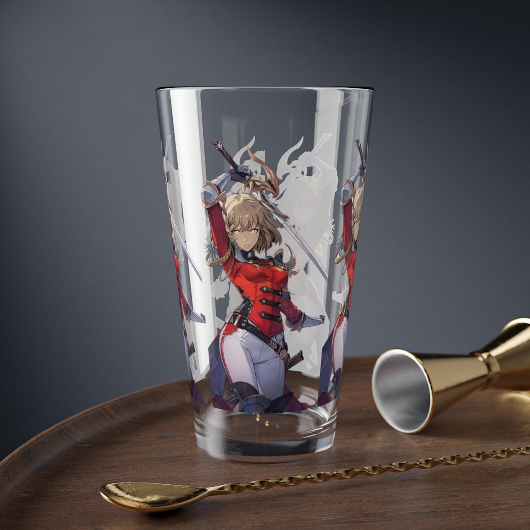 Cha Hae-in Glass, 16oz | Unique Drinkware, Solo Leveling Collectible ...