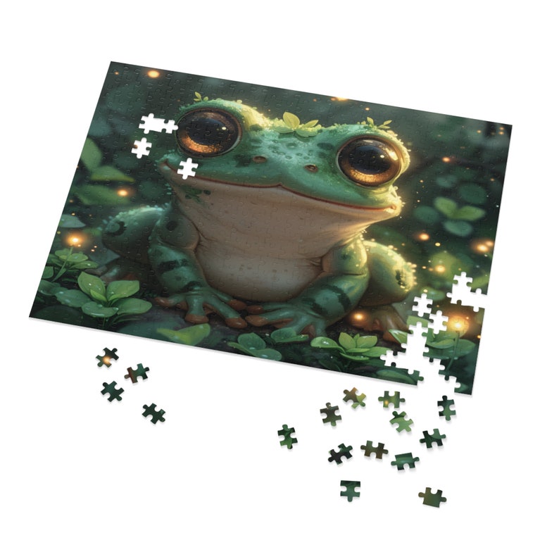 Friendly Frog Jigsaw Puzzle 252, 500,1000-piece Puzzle for Kids and ...