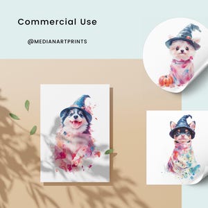 Halloween Watercolor Dogs Clipart: 11 PNG Files (digital Download) - Etsy