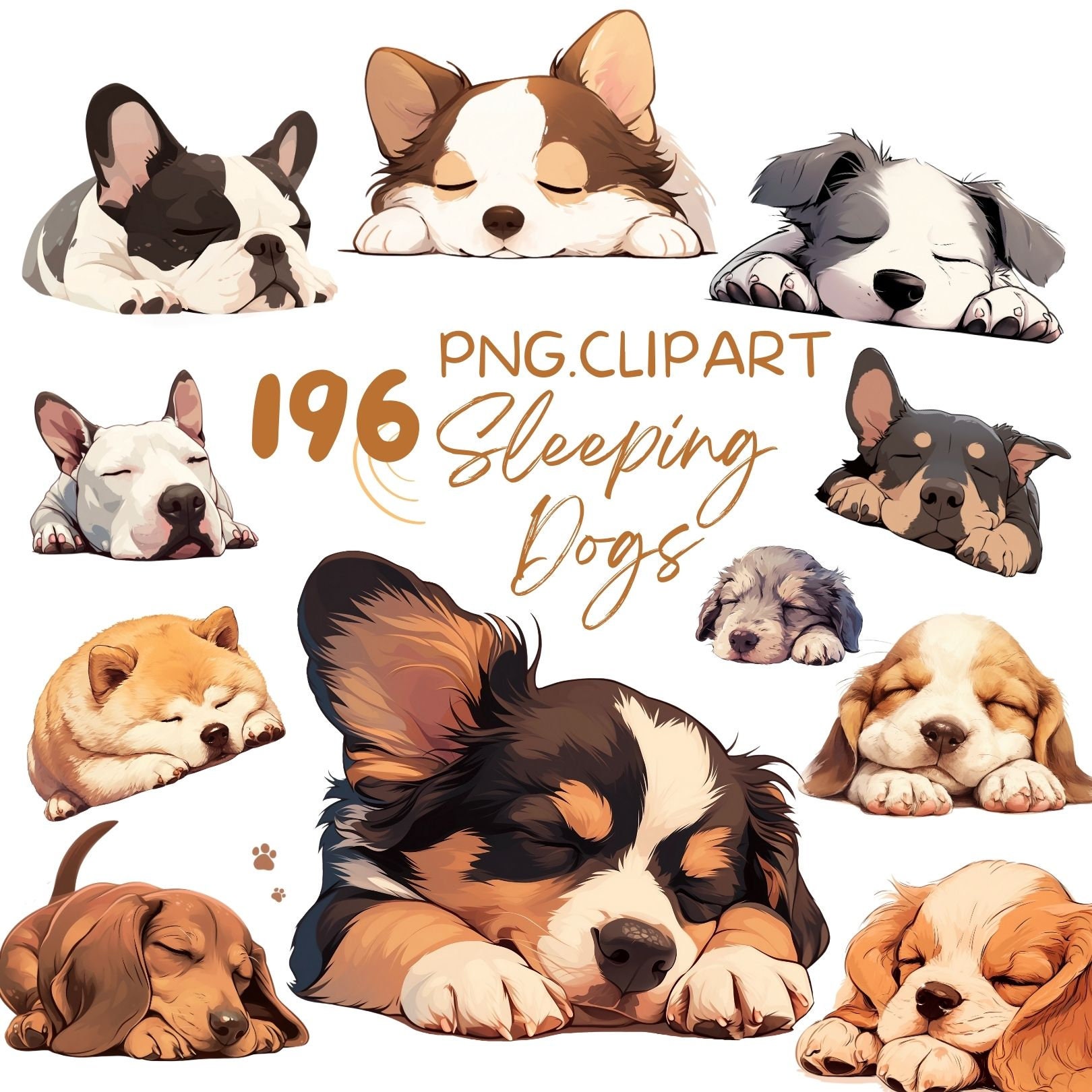 Sleeping Dogs PNG Clipart Bundle,196 High Quality 300DPI Images ...