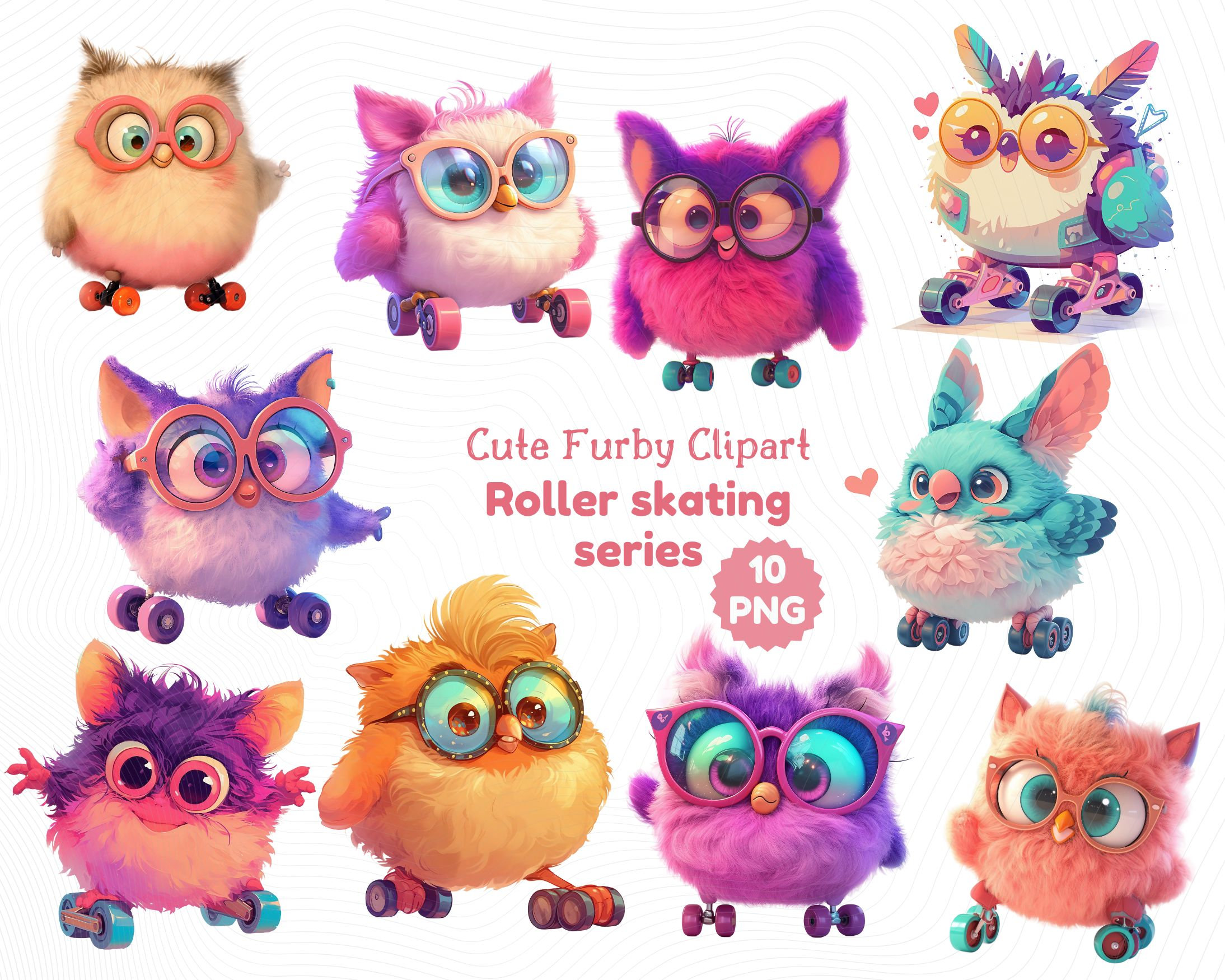 Cute Furby Clipart Png,animals Clip Art,104 High Quality 300DPI Images ...