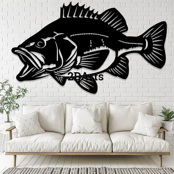Bass Fish Stl Files - Etsy